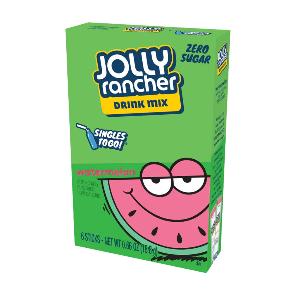 Jolly Rancher Drink Mix Watermelon 6 Sticks Pack – Gimme Goodies
